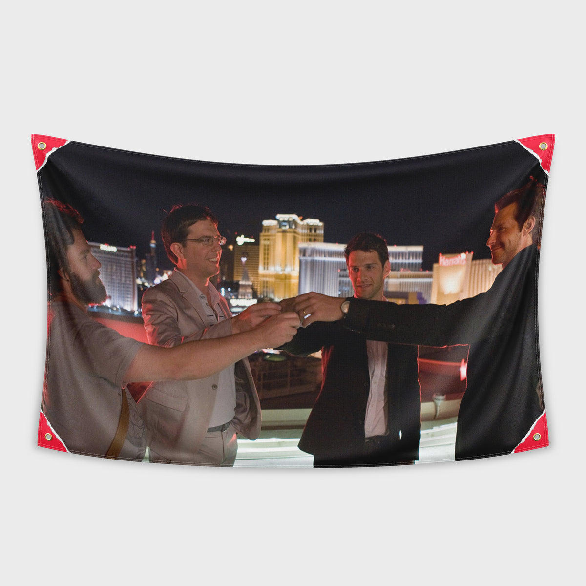 Hype Flags - Cheers! Flag | Iconic Hangover Movie Tapestry – HypeFlags