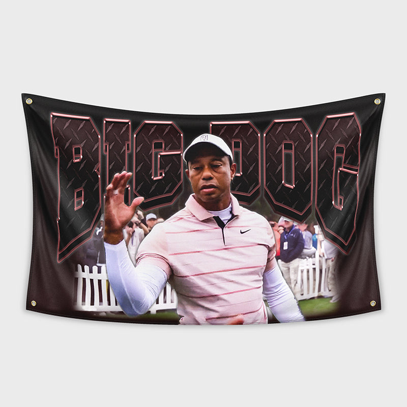 Hype Flags - Big Dog - Tiger Woods Flag | Tapestry – HypeFlags