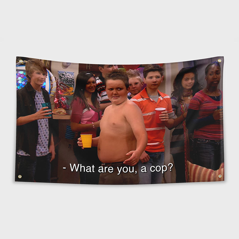 Hype Flags - What Are You A Cop Flag | Gibby Flag – HypeFlags