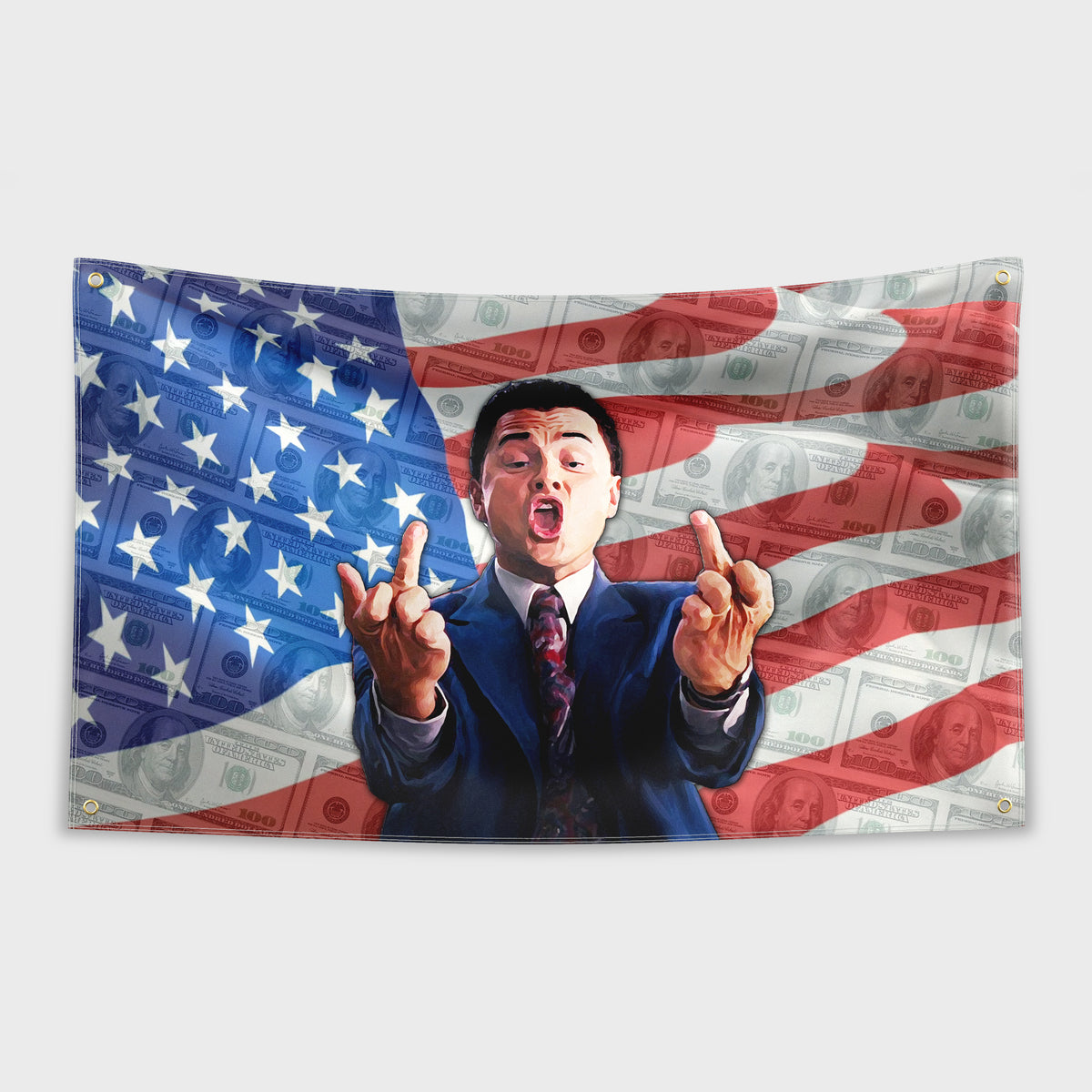 Hype Flags - The Wolf Flag | Finance Meme Flag for Frat House – HypeFlags